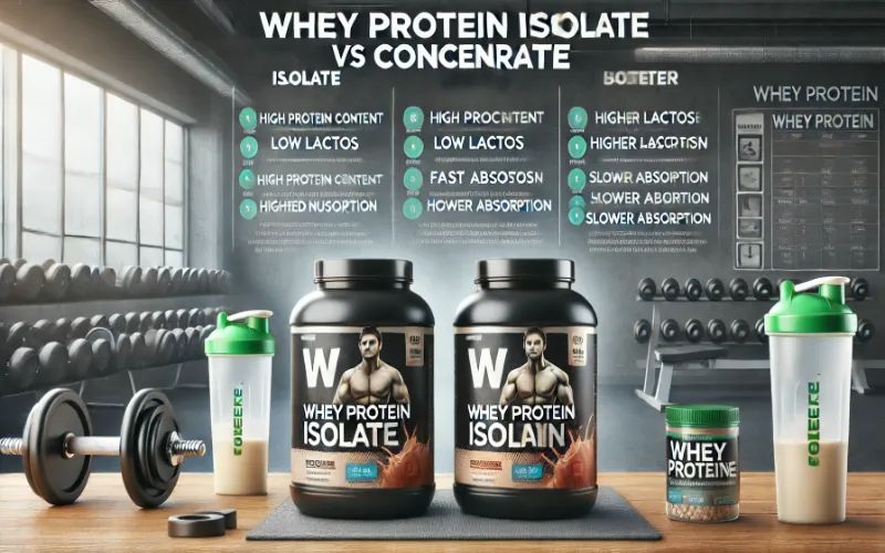 Whey Protein Isolate vs Concentrate: Key Differences