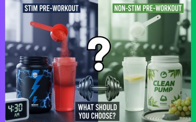 Stim vs Non-Stim Pre Workout Comparison: What’s Better for You?