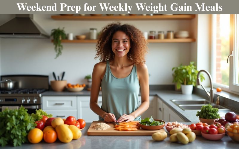 Weekend Prep for Weekly Weight Gain Meals Made Easy