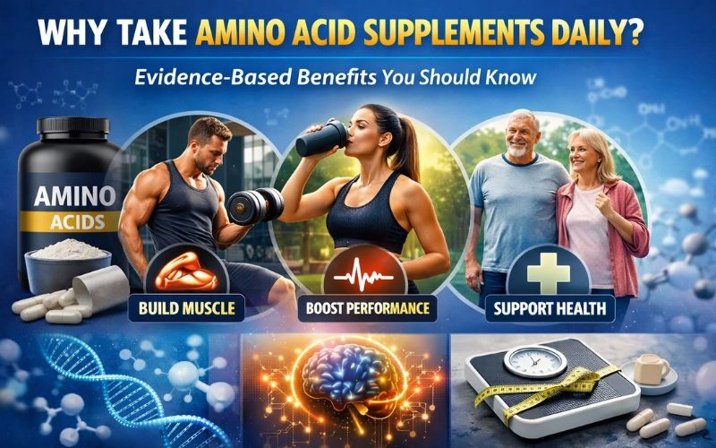 Why Take Amino Acid Supplements for Muscle & Health
